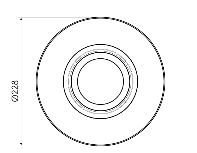 Ubbink Stella Retrofit Valve with LED light